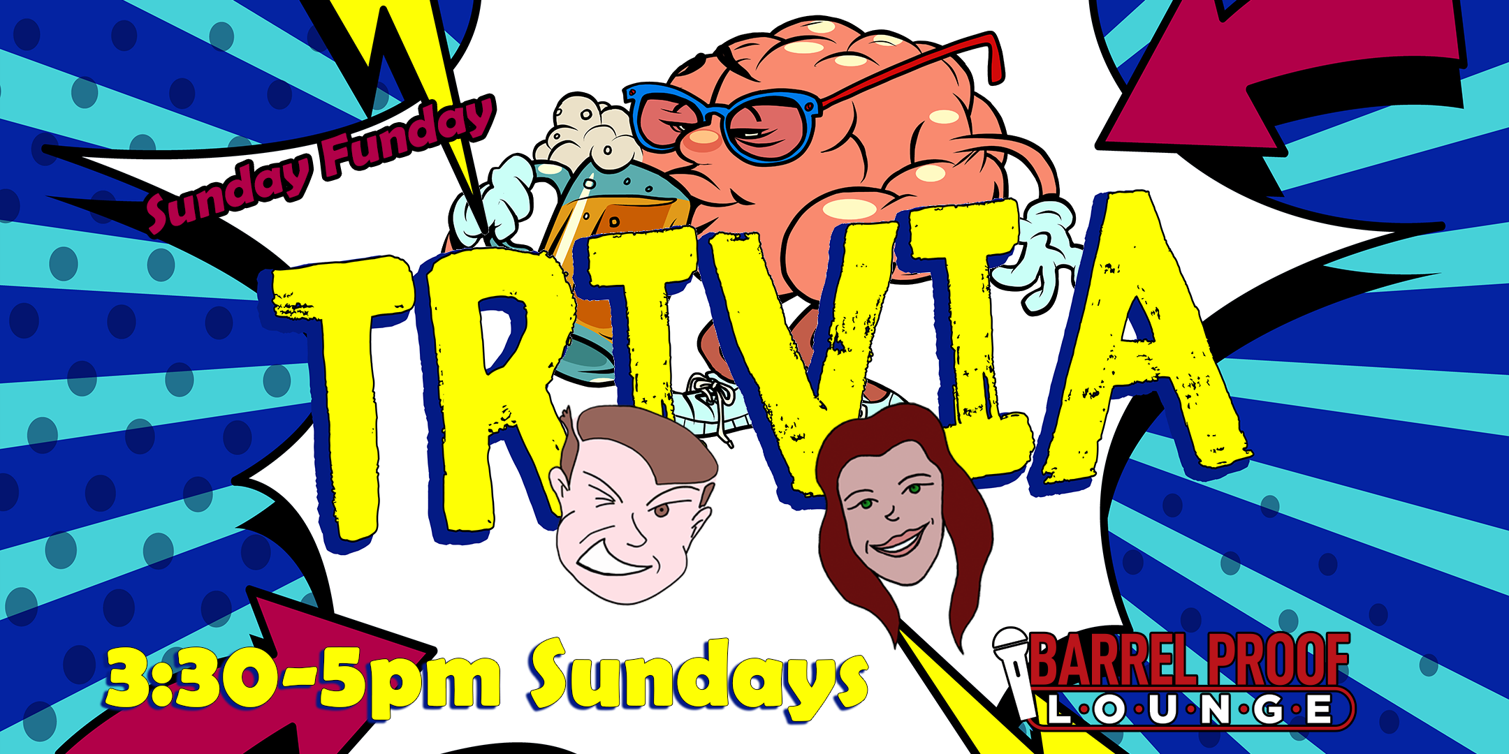 Sunday Funday - Trivia in The Lounge! - Barrel Proof Lounge