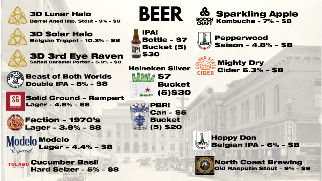 What's on the Menu? - Barrel Proof Lounge